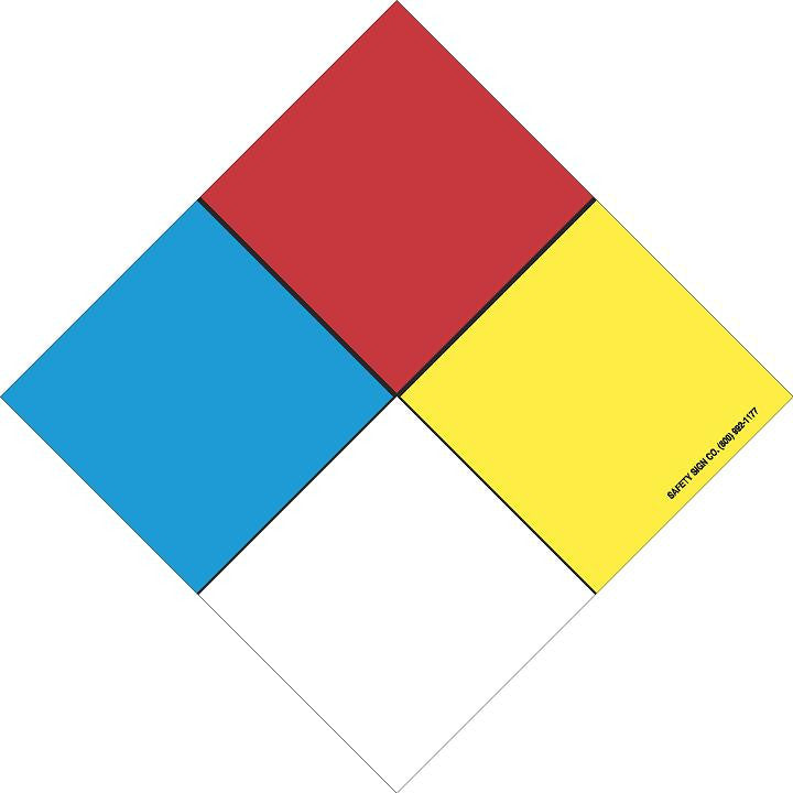 NFPA 704 HAZARD RATING DIAMOND SIGN – Safety Sign Company
