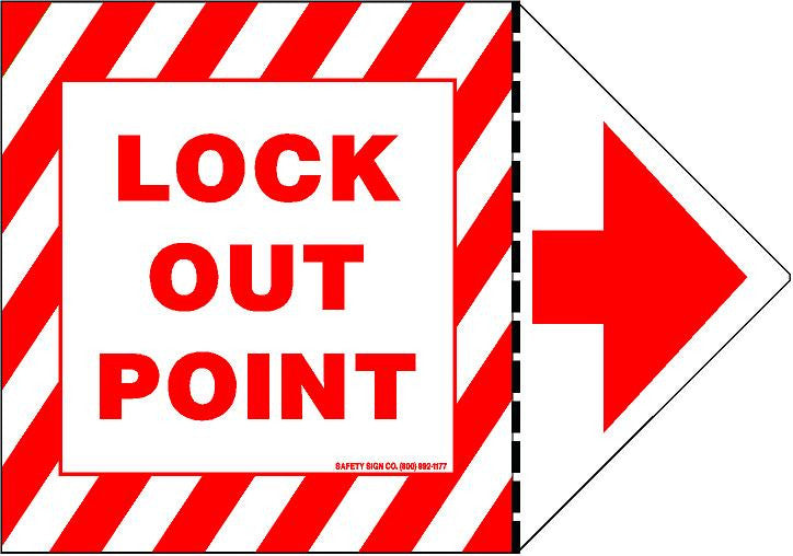LOCK-OUT POINT (STALAR® Vinyl Press On) (REVERSIBLE ARROW) – Safety ...
