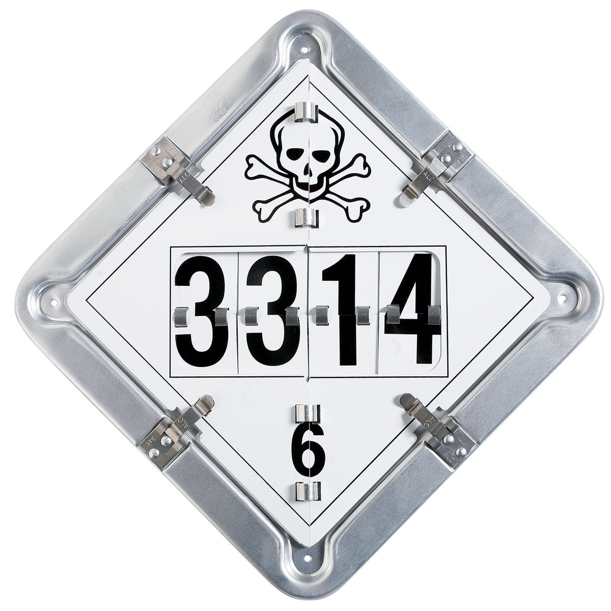 D.O.T. FLIP-OVER PLACARD SIGN SYSTEM (NUMBERED) – Safety Sign Company